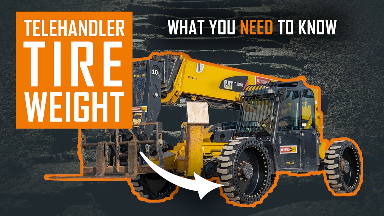 Telehandler Tire Weight - What you NEED to know | Evolution Wheel