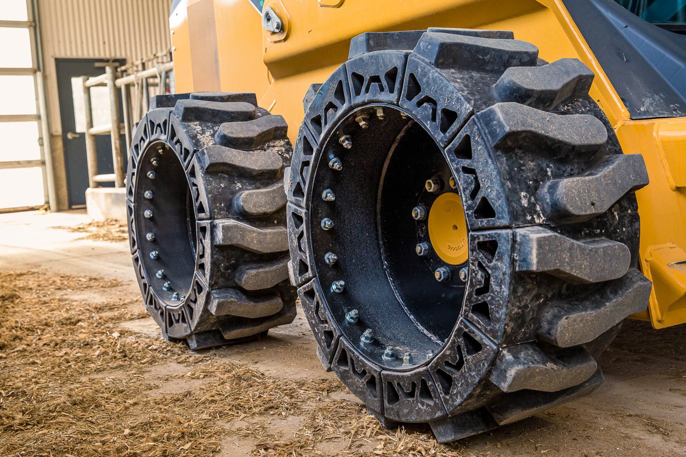 Segmented Solid Skid Steer Videos | Evolution Wheel
