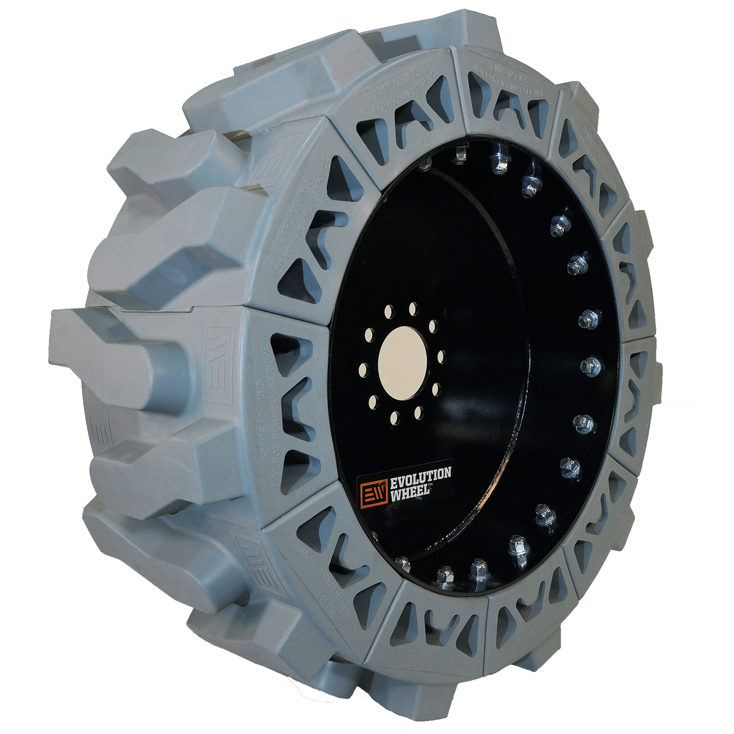Evolution Wheel - Non Marking Airless Skid Steer Tires