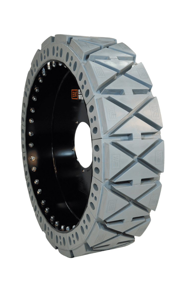Evolution Wheel - Non Marking Solid Telehandler Tires
