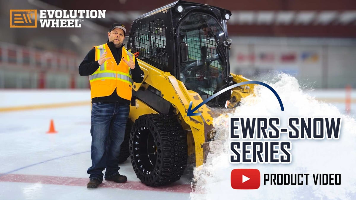 Skid Steer Tires - EWRS-SNOW Series High-Performance - Evolution Wheel