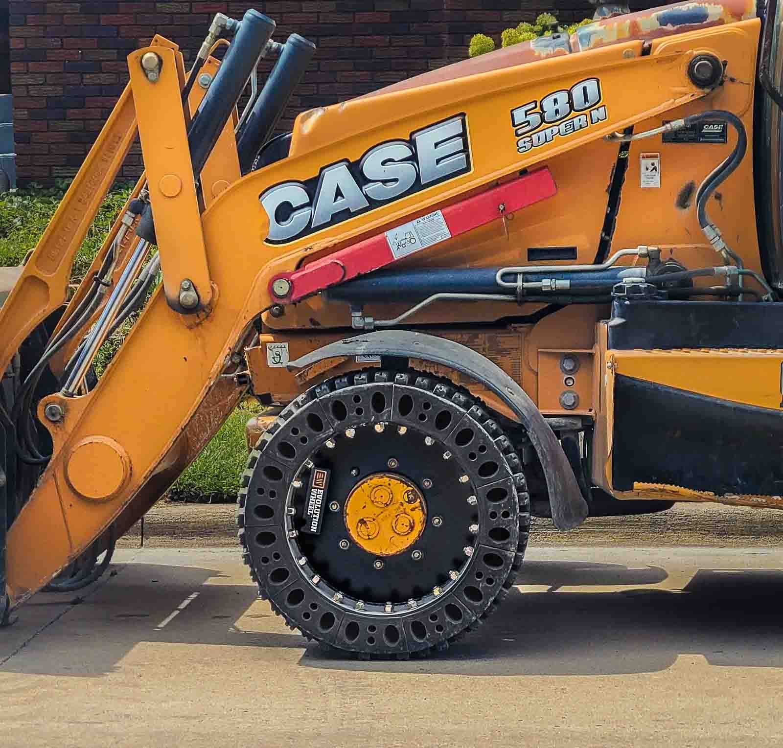 Why Solid Tires Are the Best Choice for Backhoes