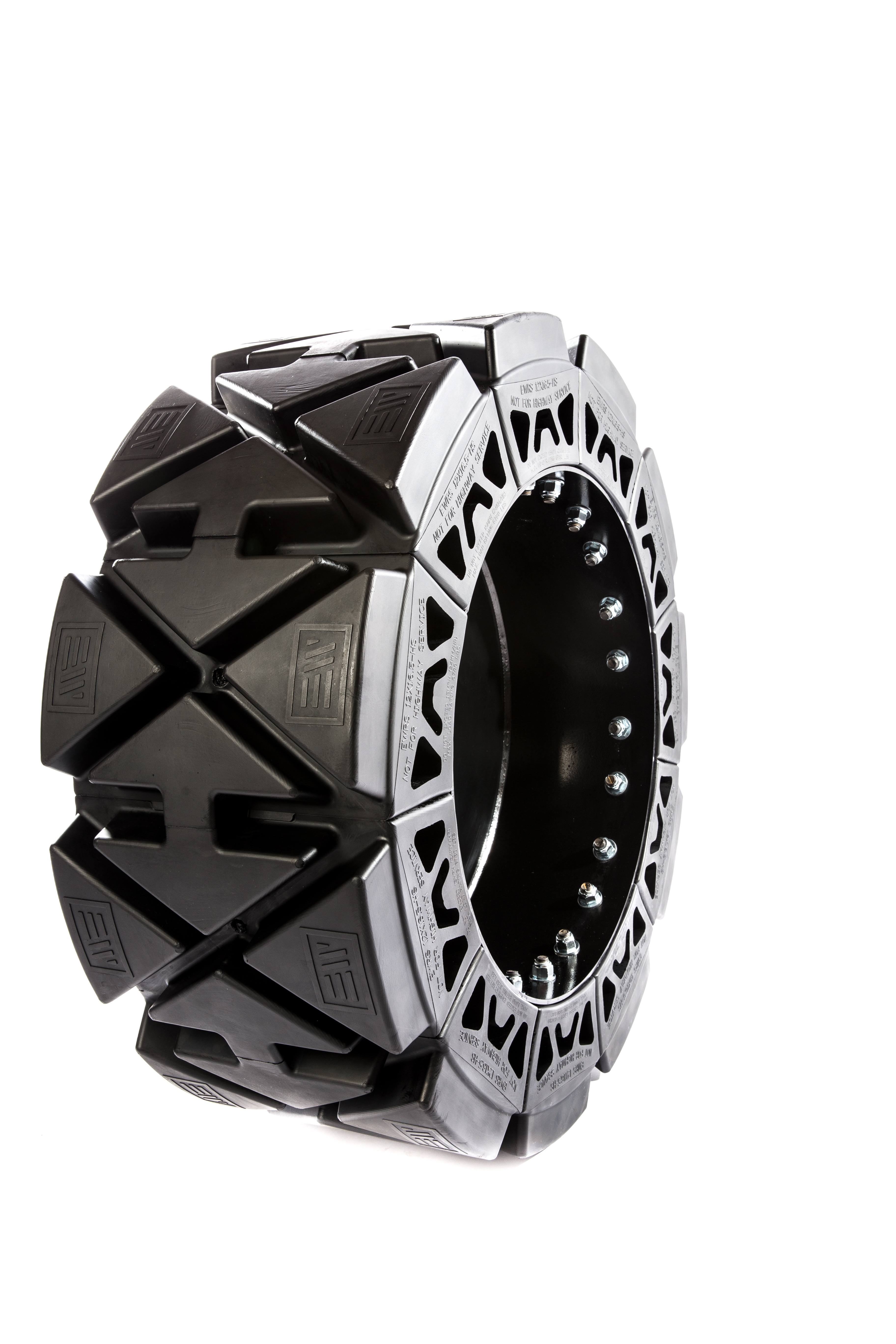 Solid Tires for Skid Steer - Evolution Wheel - No More Flat Tires