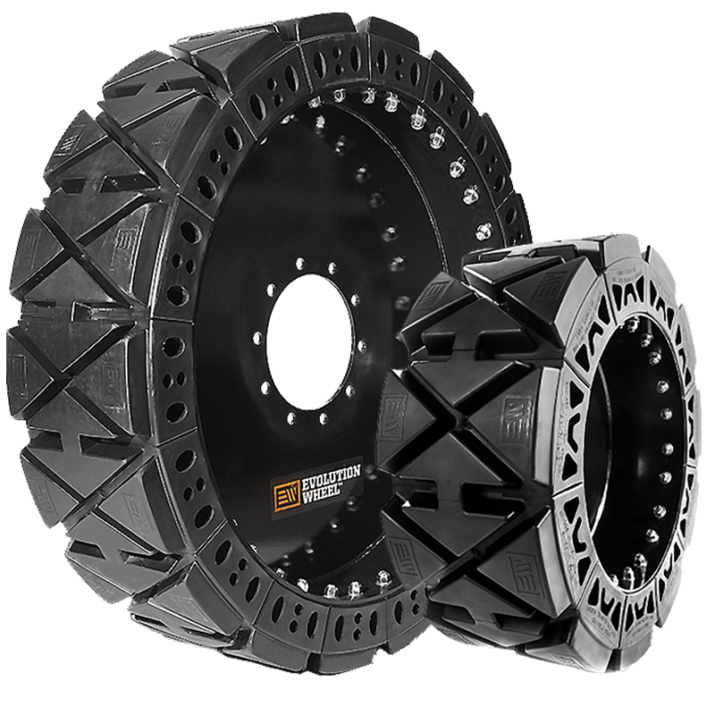 Solid Telehandler Tires - Forget Flat Tires Go Solid - Evolution Wheel