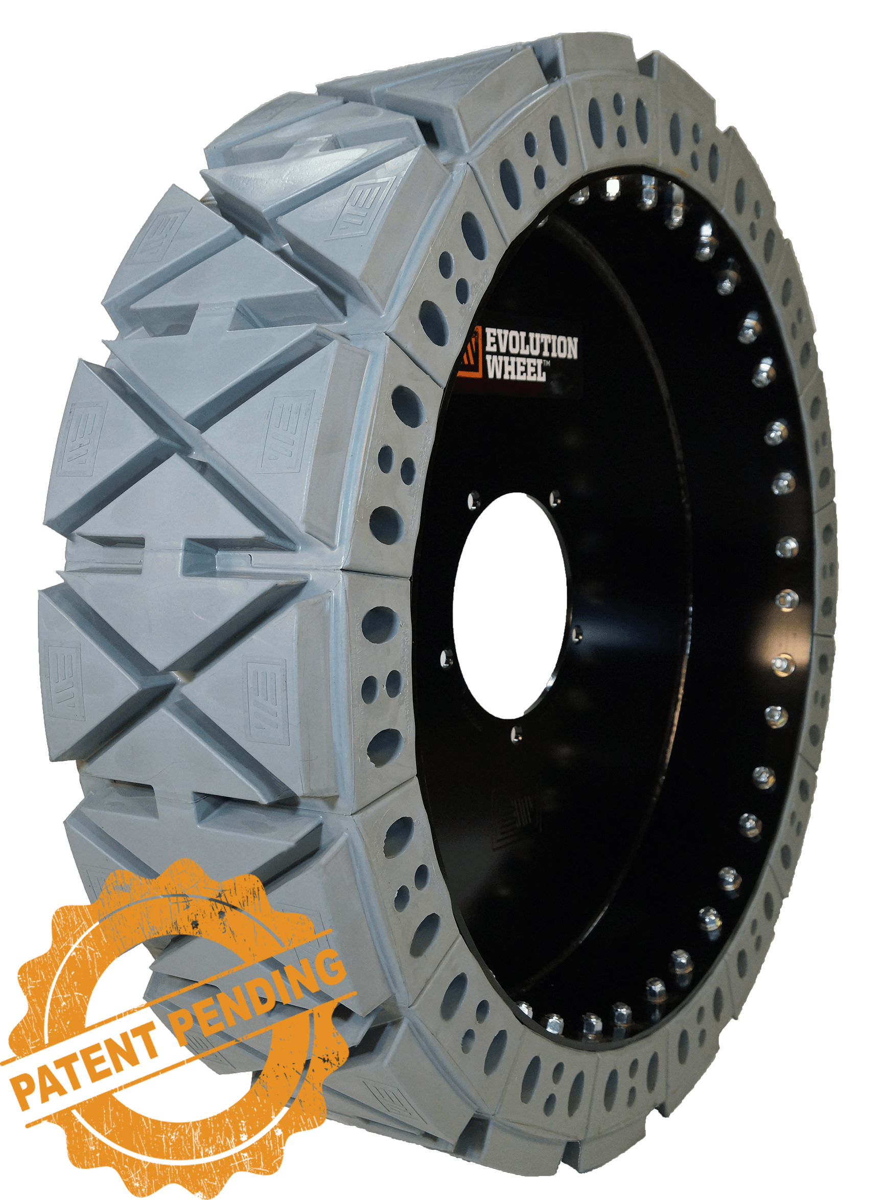 Evolution Wheel - Non Marking Solid Telehandler Tires