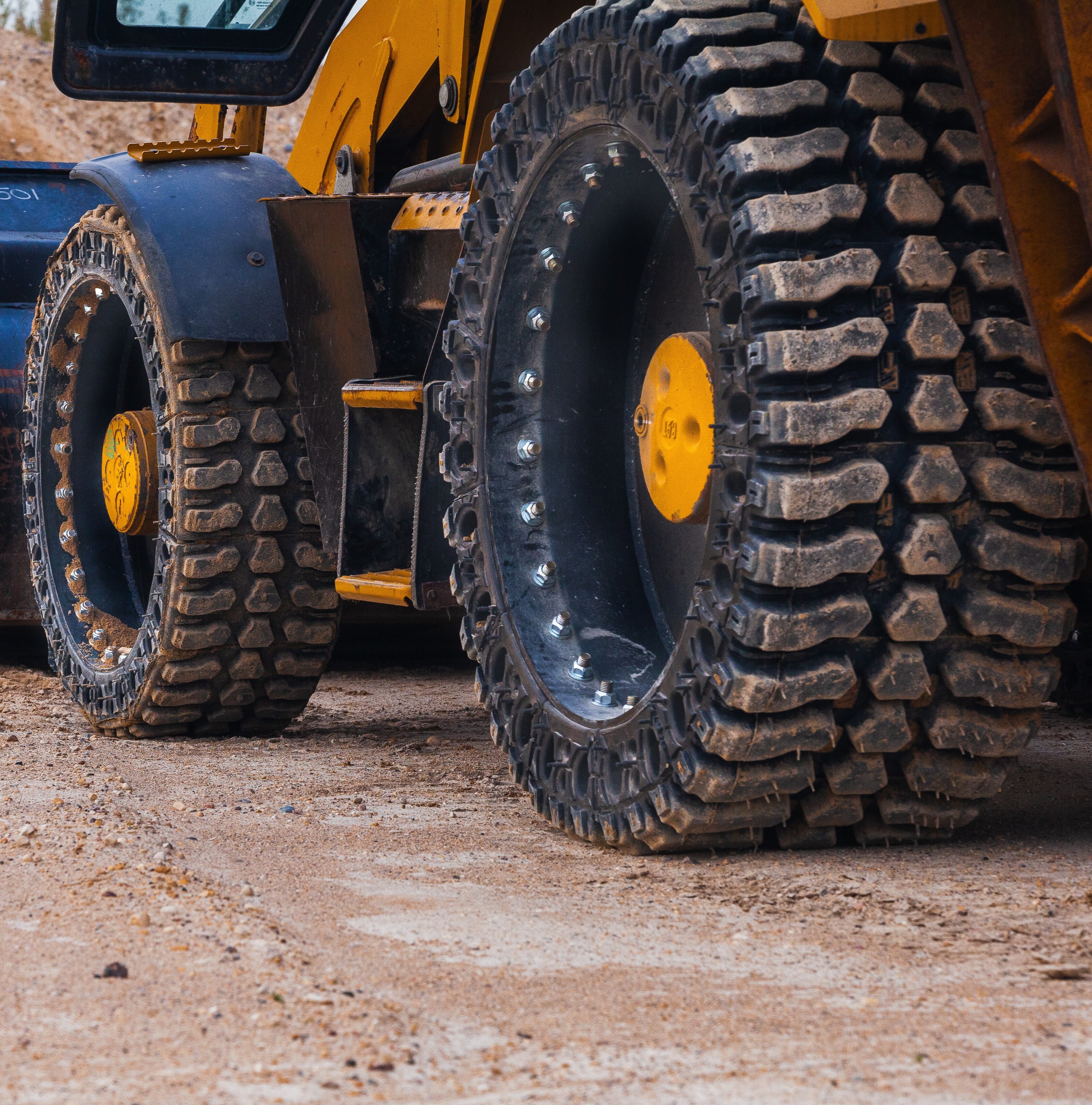 AIRLESS Backhoe Tires Videos