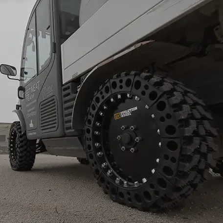 Bobcat Toolcat Airless Tires from Evolution Wheel